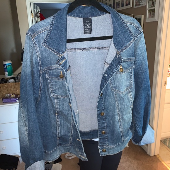 Jackets & Coats | Lips Jean Jacket | Poshmark